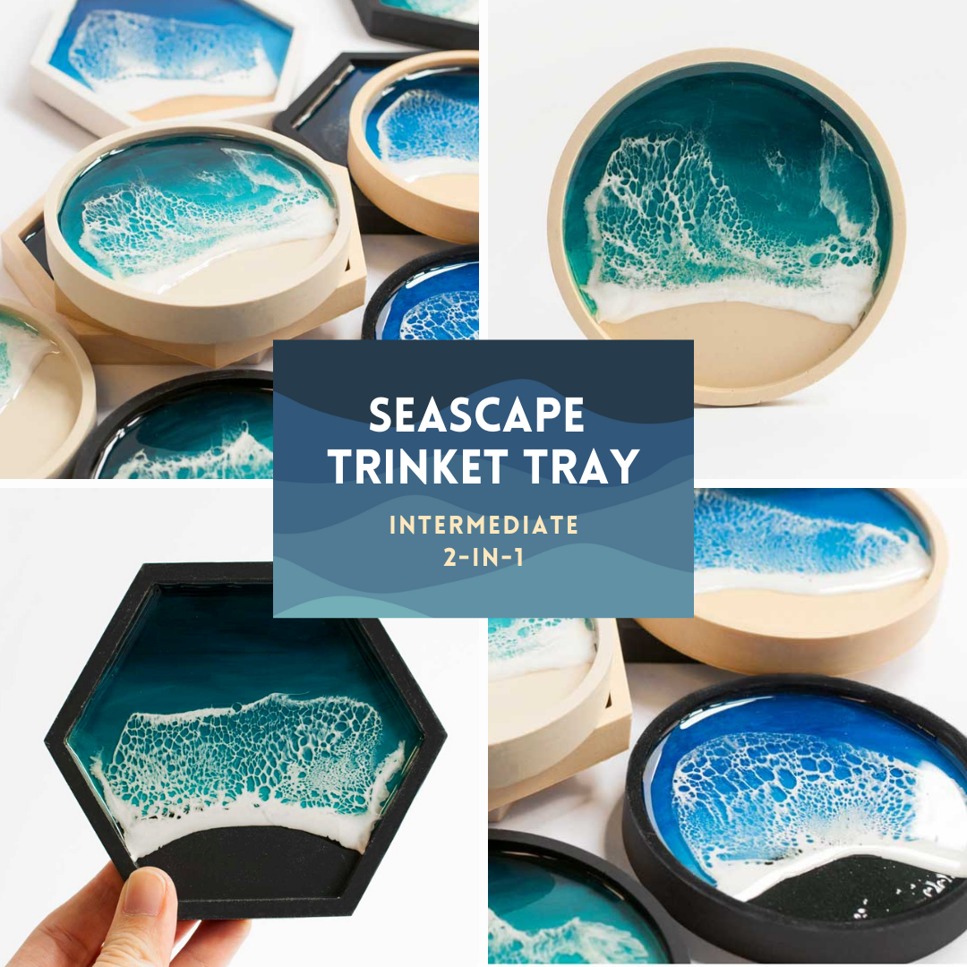Seascape Trinket Tray Workshop - 3Hrs